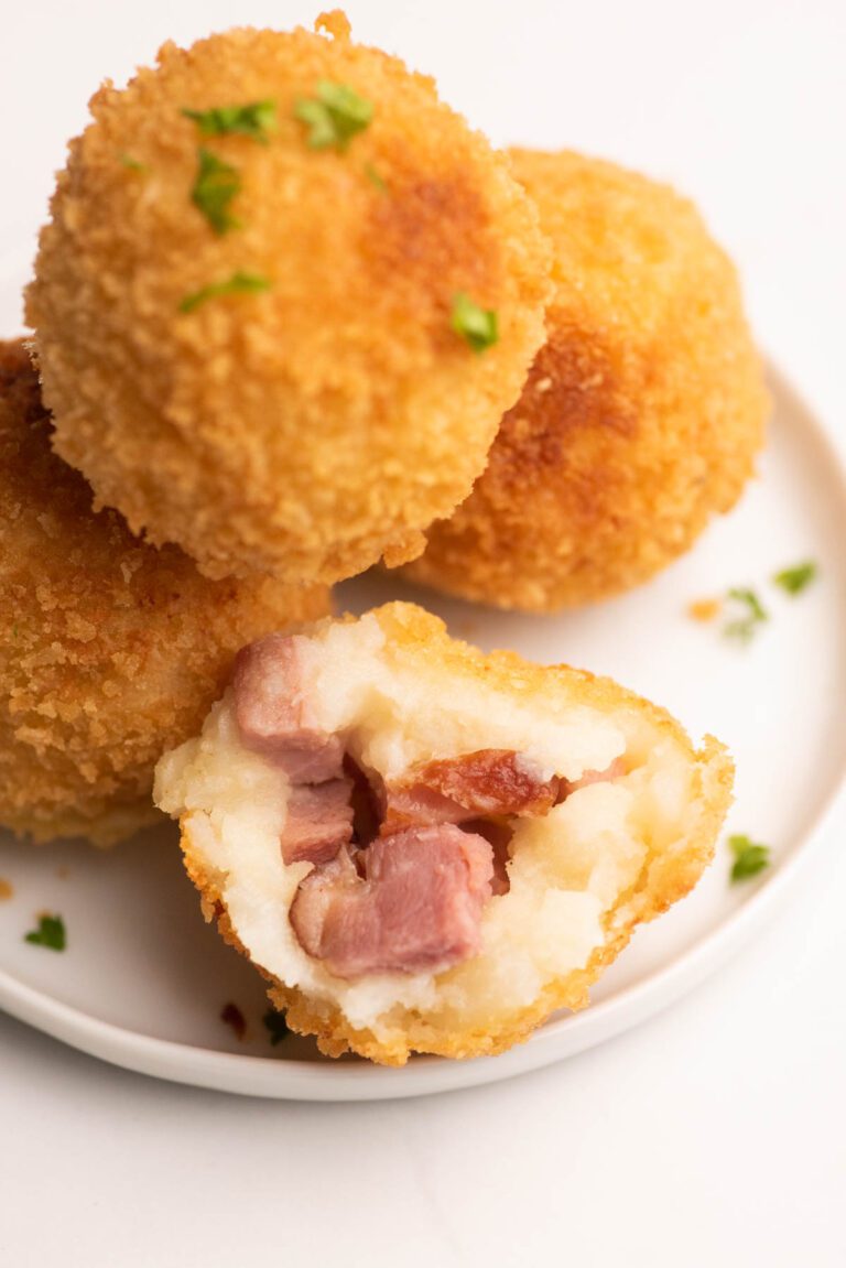 Leftover Potato and Ham Croquettes - TastyAZ