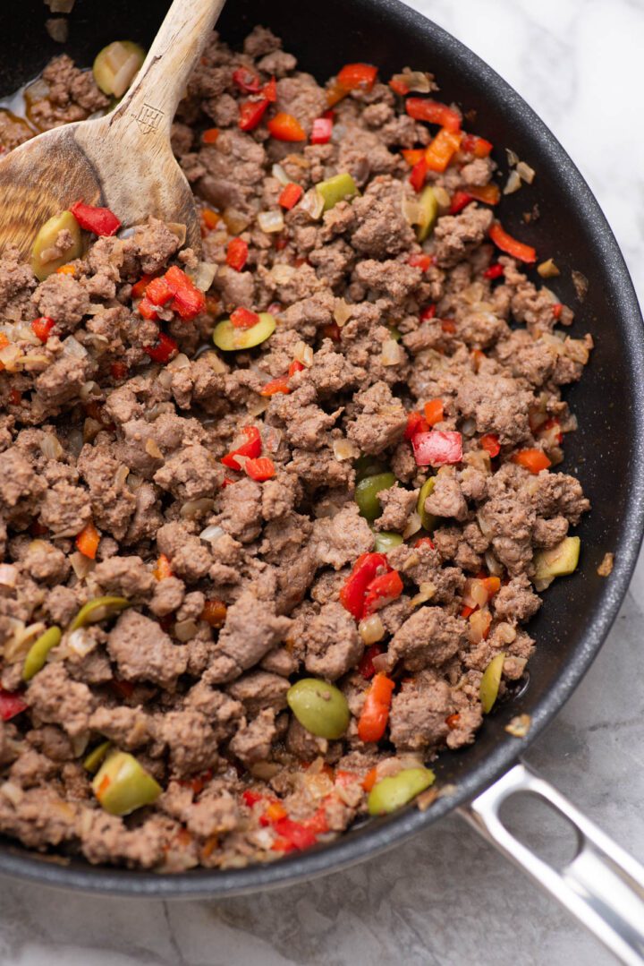 Ground Beef Picadillo Recipe - TastyAZ