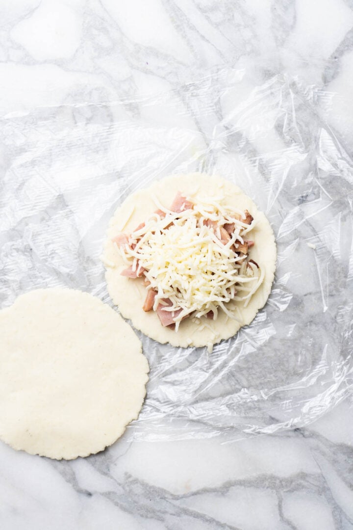 Ham and cheese Colombian Arepas - TastyAZ